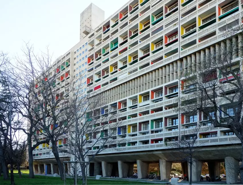 Modernistisches Wohnprojekt Unité d'Habitation in Marseille