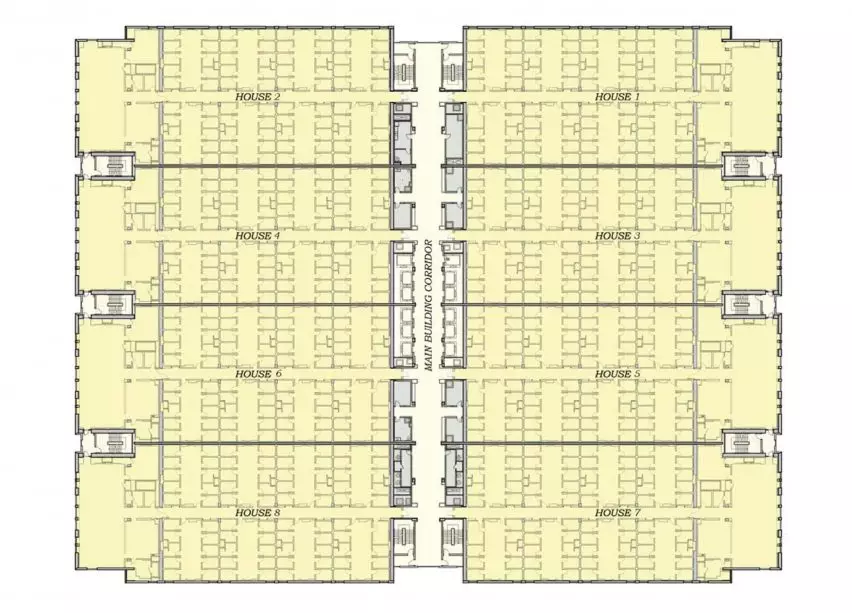 Plan d'étage de la salle Munger