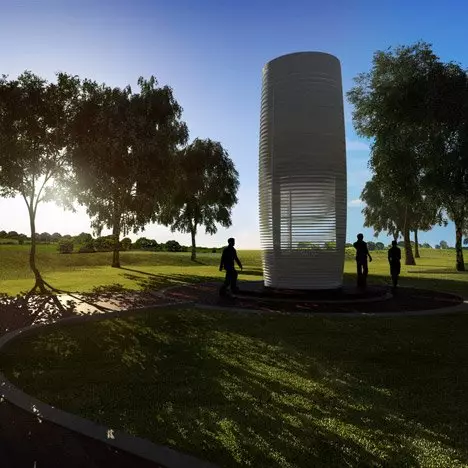 Roosegaarde студиясының тікелей эфирінде Smog Free жобасы