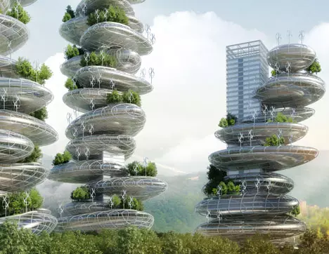 Asian Cairns ដោយ Vincent Callebaut