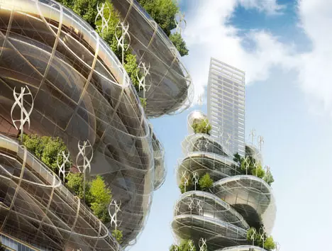 Asian Cairns ដោយ Vincent Callebaut