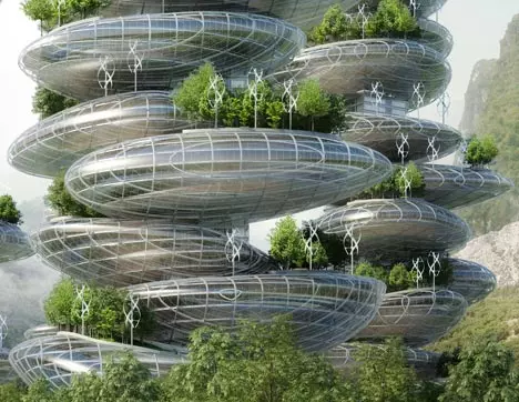 Asian Cairns ដោយ Vincent Callebaut