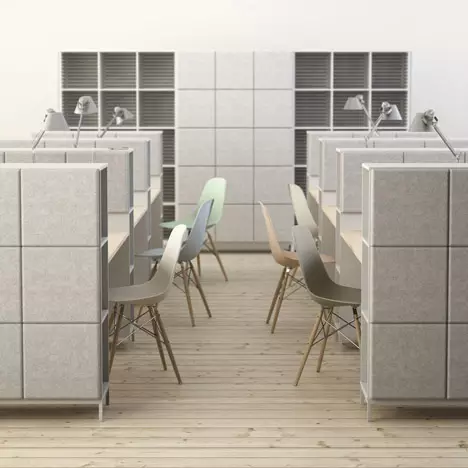 De Vorm-en Workspace Divider lanparak 