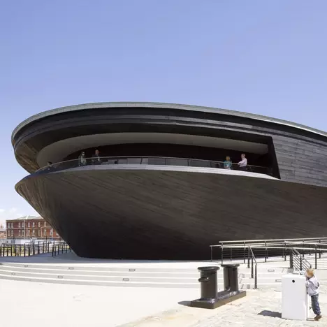 Mary Rose Museum nke Wilkinson Eyre na Pringle Brandon Perkins+Will