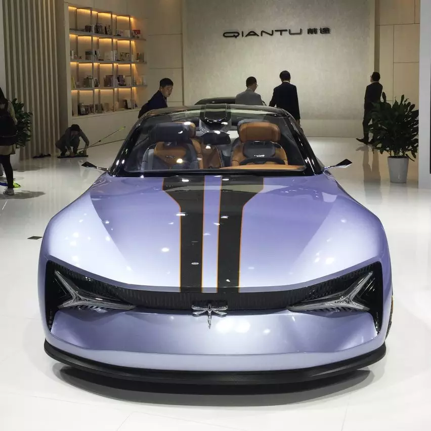 10 otomobîlên elektrîkê yên ji hêla pargîdaniyên gerîdeya Chineseînî ve li Auto Shanghai 2019: Concept 1 ji hêla Qiantu Motor ve