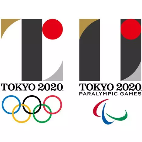 Logo Olimpiade Tokyo 2020 sareng Paralimpiade
