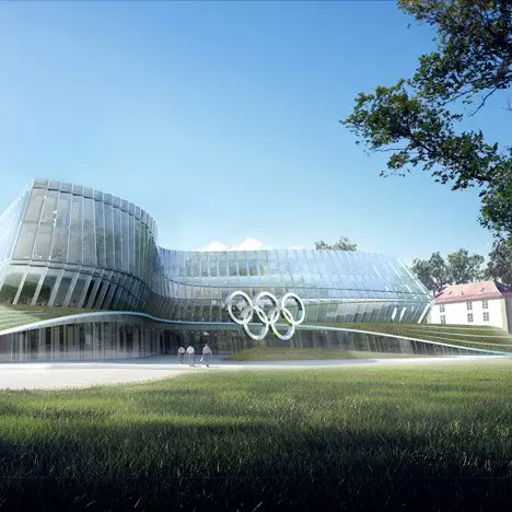 3XN Швейцария Олимпия штабы өчен дизайнны күрсәтә