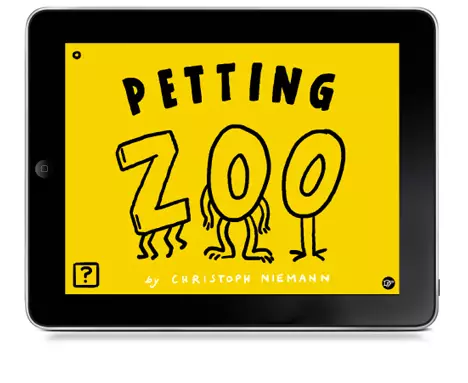 Petting Zoo app deur Christoph Niemann