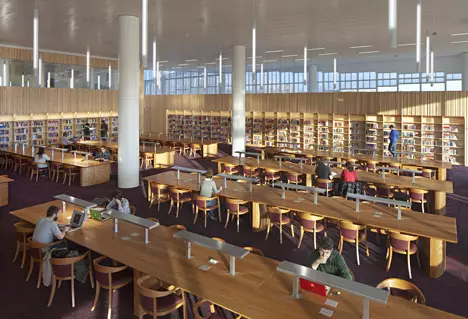 Perpustakaan James B Hunt Jr oleh Snohetta