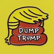 Dump Trump-nål fra Sagmeister & Walsh