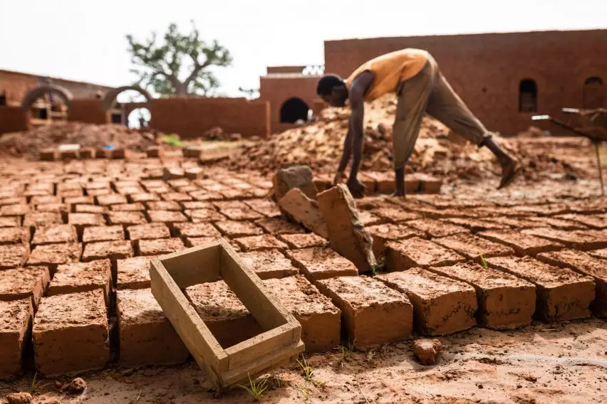 Cegły użyte do budowy skarbca nubijskiego
