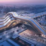 Ülemiste terminal yolembedwa ndi Zaha Hadid Architects ndi Esplan