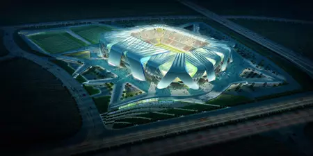 Estádio de futebol de Dalian por UNStudio 50861_4