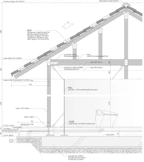 Hut ກັບ Arc Wall ໂດຍສະຖາປະນິກ Tato