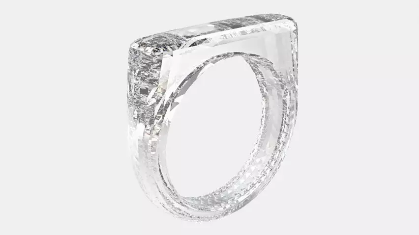 Anillo de diamantes Jony Ive diseñado con Marc Newson