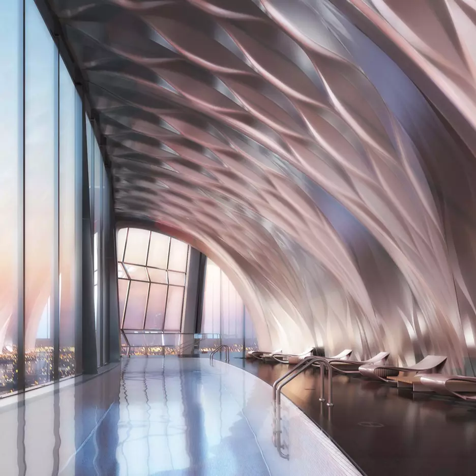 Zaha Hadid's One Thousand Museum wentoer yn Miami