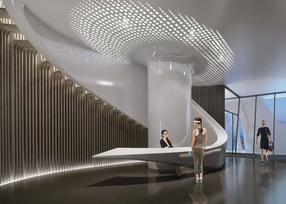 Zaha Hadid's One Thousand Museum wentoer yn Miami