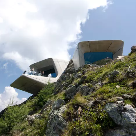 Messner Mountain Museum Corones pa Zaha Hadid Architects