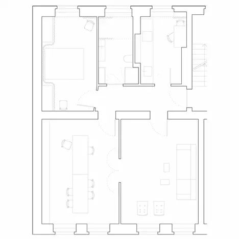 Atheoremによるベルリンのアパートのインテリア