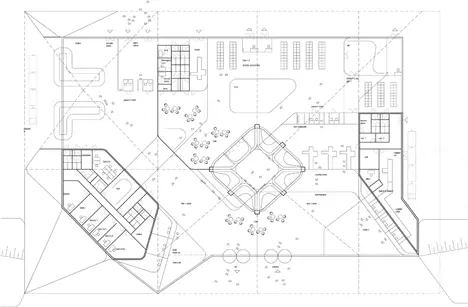 Terreinplan van Kutaisi Internasionale Lughawe deur UNStudio