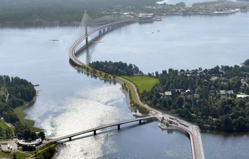 Knight Architects presenta o deseño da ponte máis longa de Finlandia