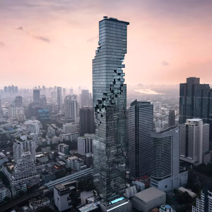 Büro Ole Scheeren משלים את MahaNakhon בבנגקוק - הבניין הגבוה ביותר בתאילנד
