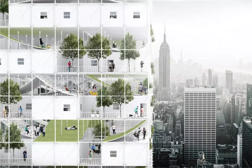 Instant City : Living Air-Right Beomki Lee සහ Chang Kyu Lee