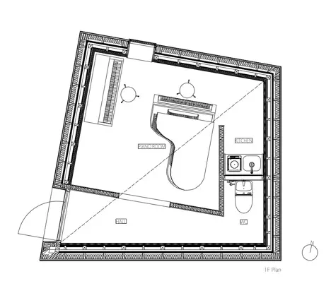 Piano House од NI&Co. Архитекти нуди затскриено место за правење музика