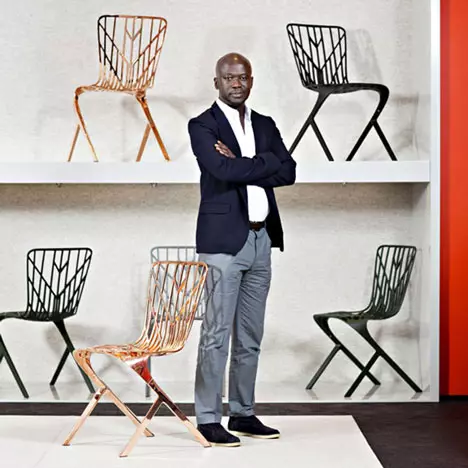 Gbigba ijoko alaga David Adjaye Washington fun Knoll ti ṣe ifilọlẹ ni Milan 2014