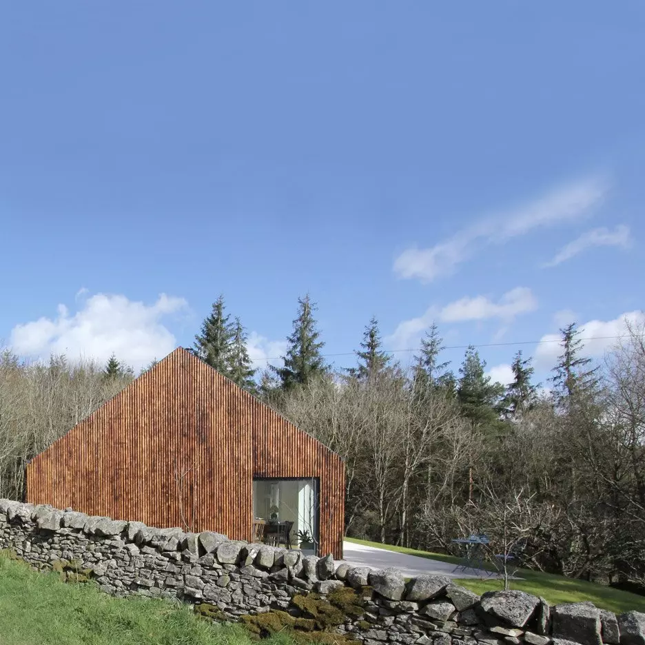 Şotlandiyanın Roxburghshire-də A449 Architects tərəfindən Blakeburn Cottage