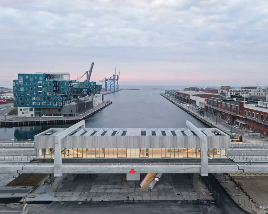 Station Nordhavn en Orienktaj in Kopenhagen door Cobe en Arup