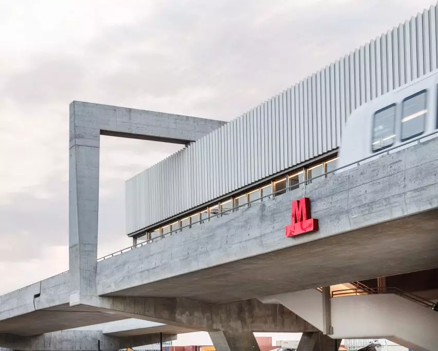 Station Nordhavn en Orienktaj in Kopenhagen door Cobe en Arup