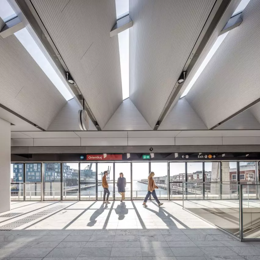 Station Nordhavn en Orienktaj in Kopenhagen door Cobe en Arup