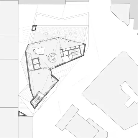 Plan parteru Centrum Studenckiego Saw Swee Hock w London School of Economics