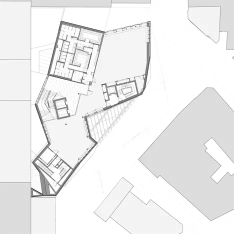 Plan drugiego piętra Centrum Studentów Saw Swee Hock w London School of Economics