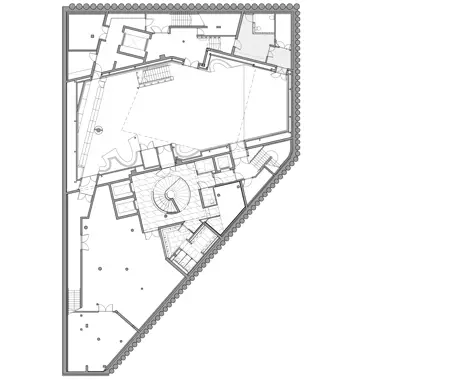 Basement floor plan ng Saw Swee Hock Student Center sa London School of Economics