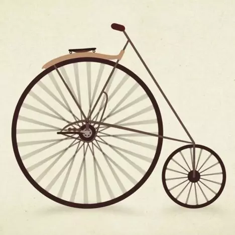 Еволюция на велосипеда от Талис Вестергор