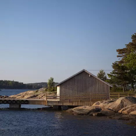 Casa de botes Hudøy de Snohetta