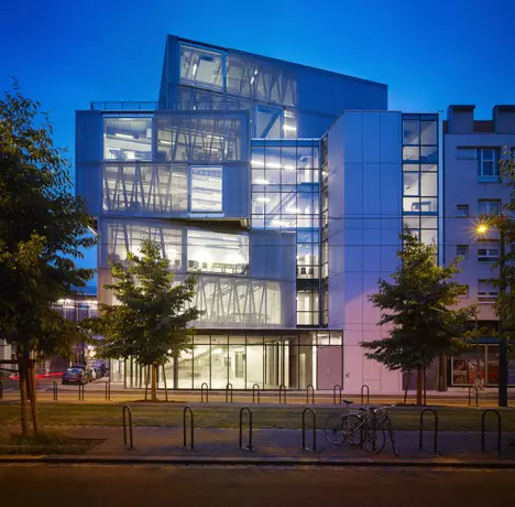 Un bâtiment tout en aluminium de Marc Mimram ajouté à l'école d'architecture de Strasbourg