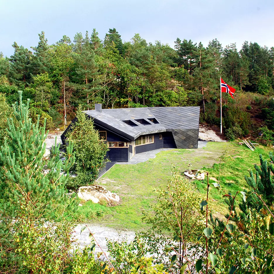 Hytte i Ryfylket Cabin nan Nòvèj pa Pir II ak Revann Arkitektur