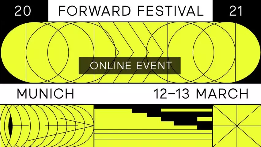 Eteenpäin Festival Munich, kuten Dezeen Events Guide -tapahtumaoppaassa maaliskuussa