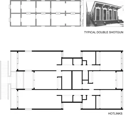 A casa dúplex Atelier Hitoshi Abe construirase en Nova Orleans para a organización benéfica do actor Brad Pitt Make it Right