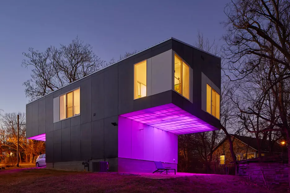 Mood ring house ni Silo AR+D sa Fayetteville, Arkansas