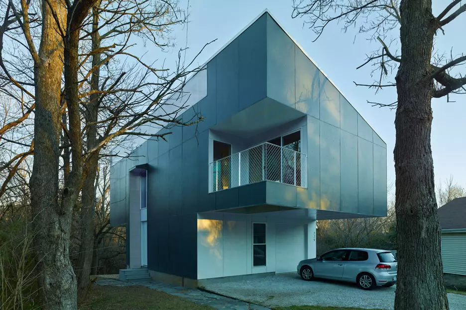 Mood ring house ni Silo AR+D sa Fayetteville, Arkansas