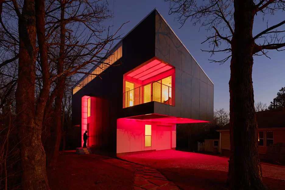 Mood ring house ni Silo AR+D sa Fayetteville, Arkansas