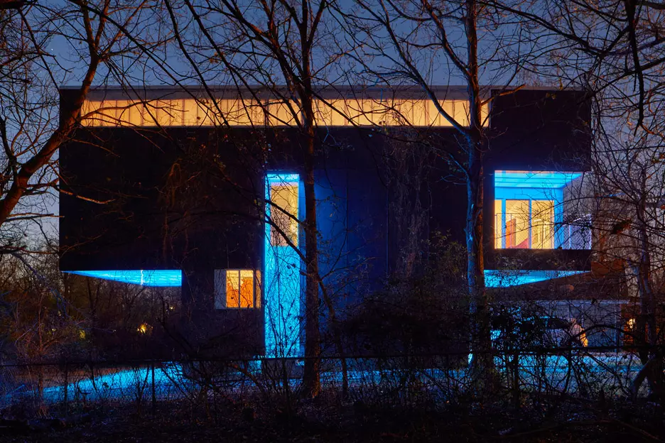 Mood ring house ni Silo AR+D sa Fayetteville, Arkansas