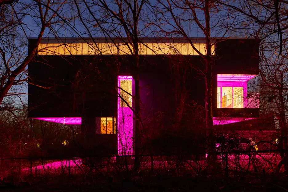 Mood ring house ni Silo AR+D sa Fayetteville, Arkansas