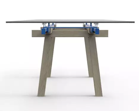 Tracks Extendable Table Alain Gilles-ek Bonaldorentzat