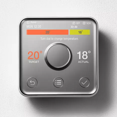 Hive Active Heating 2 saunia e Yves Behar