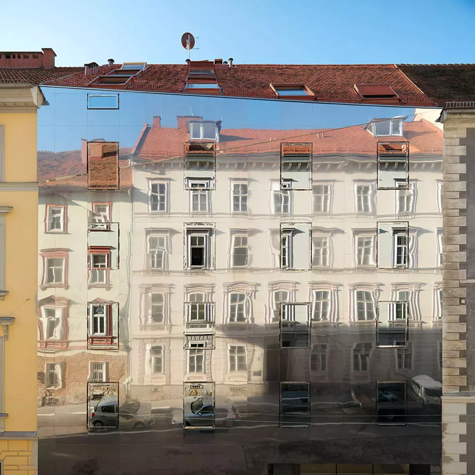 آسٹریا میں Stadthaus Ballhausgasse یا Broken Mirror House by Hope of Glory architektur